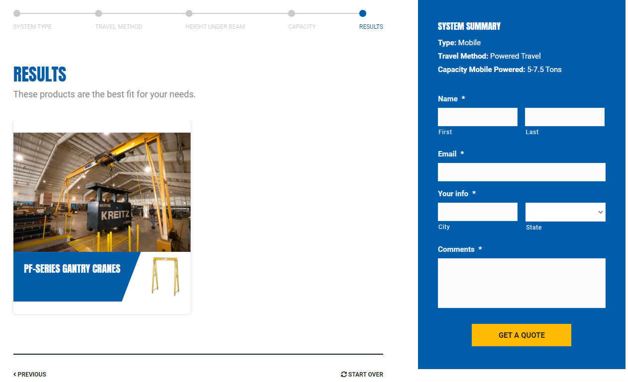 Find the Right Crane for Your Facility with Spanco’s System Selector ...